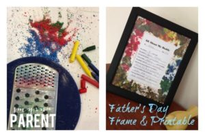 Father’s Day Picture Frame & “About My Dad” Free Printable